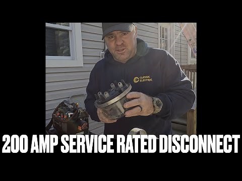 200 AMP SERVICE-RATED DISCONNECT Installation | Brick, New Jersey