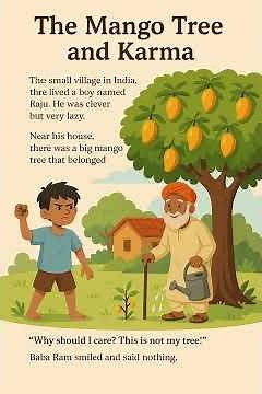 The Mango Tree & Karma – A Heartwarming Village Story