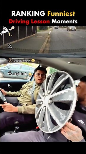 Ranking Funniest Driving Lesson Moments😮‍💨😮‍💨