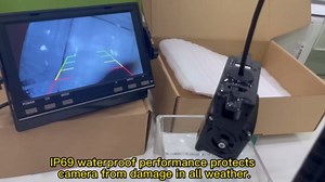 AHD 1080P RV Back Up Camera System for Truck, 7" IPS Backup Camera With IR Night Vision, IP69K Waterproof Rear View Camera for Van/Car/Trailer/Camper