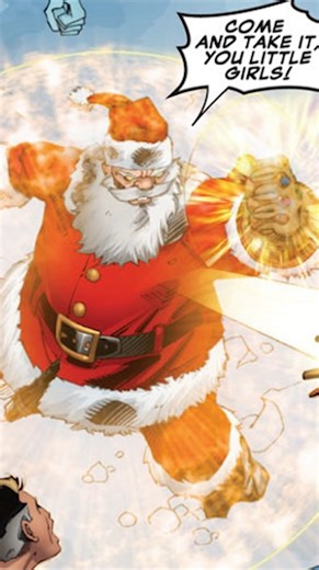 Santa Used The Infinity Gauntlet! #shorts #marvel #comics