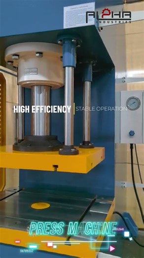 Press Machine in Action | High-Force Metal Forming Power by ALPHA