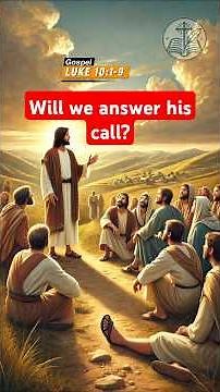 🌍 Jesus sends out seventy-two disciples to bring peace and healing! #Gospel #Luke #Jesus #Faith #God