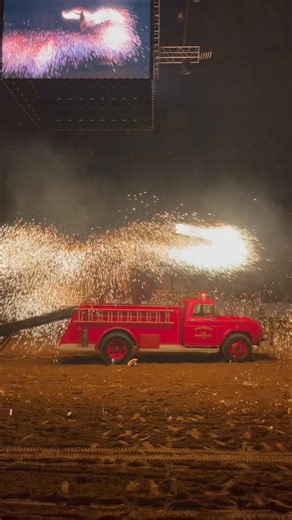 Happy Valentine’s Day! The Misfit Cowboy at the 2026 Dixie National! It’s not every day you can witness a cowboy standing on an 1800 pound Brahman bull, in the back of a fire truck, circling a ring of fire around their rig. Two Rodeo performances today - 2 pm and 7 pm including this halftime show by The Misfit Cowboy and concert by Bayker Blakenship! Don’t forget our parade at 10:30 this morning! | Commissioner Andy Gipson