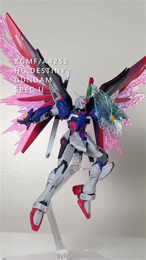 Gunpla Customization: Before and After HG DESTINY GUNDAM Spec II #destinygundam #gunpla #gundam #seedfreedom #ガンプラ