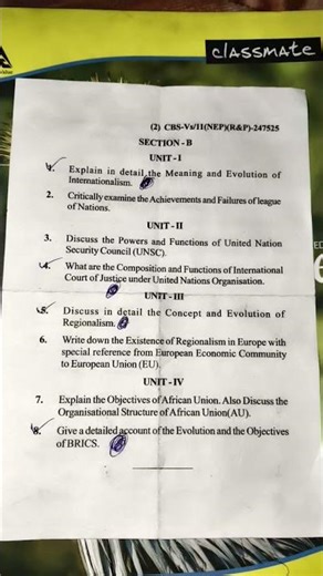 Sem 5th Paper of major 2 Political science NEP course code UMJPST-502