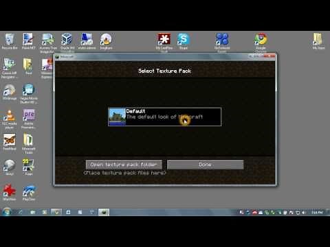 Minecraft Tutorial - How to Install a Texture Pack (Painterly)