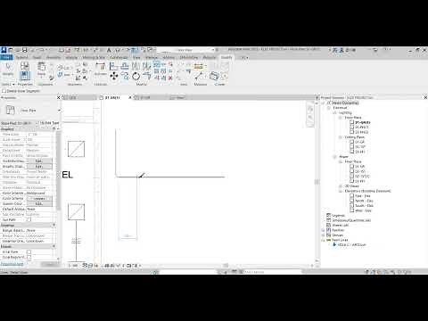 how to Split and Fillet lines in Revit