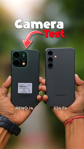 404K views · 3.9K reactions | Comment me batao, aapko kaunsa pasand aaya?  Camera war shuru!  Oppo Reno 14 vs Samsung S24 FE – Kaun niklega King?  #CameraTest #OppoReno14 #SamsungS24FE #TechBattle #MobilePhotography #FixupClub | Fixup Club | Facebook
