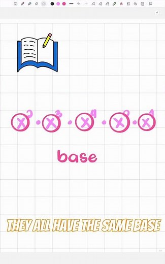 Multiplying Terms with Exponents | Pre Algebra | Math Bits #maths #exponents #multiplication