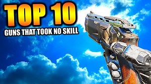 Top 10 "guns That Take No Skill" To Use In Cod History | Chaos