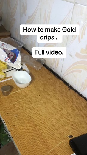 How to Make Gold Drips: Step-by-Step Tutorial