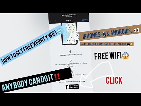 How To Get Free Xfinity Wifi😱😱👀 (iPhones , Androids & computers)