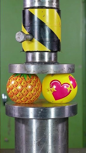 🏀💥 Exploding Balls with Hydraulic Press! Epic Destruction! 🤯 #hydraulicpress #explosion #satisfying