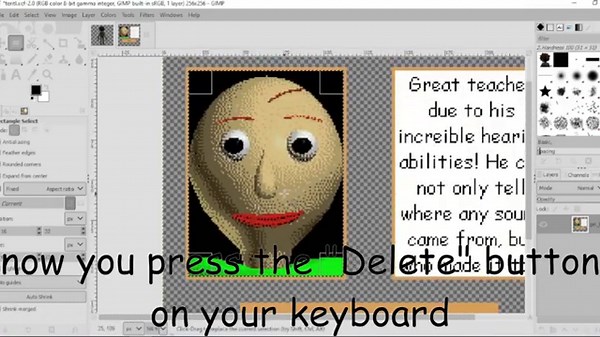 HOW TO MAKE A "CUSTON" BALDI POSTER 2024 VERSION