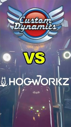 Custom Dynamics or HOGWORKZ? Which do you prefer? #customdynamics #hogworkz #harleydavidson
