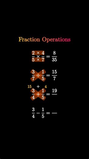Fraction solve tricks
