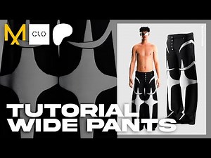 HOW TO MAKE STREETWEAR WIDE LEG PANTS FROM SCRATCH · CLO 3D TUTORIAL