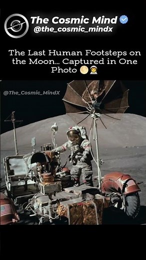 Apollo 17 Moon Landing 🚀 Gene Cernan and the Lunar Rover on the Moon