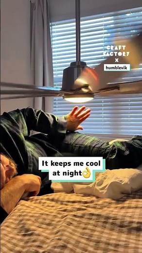 I installed the perfect ceiling fan!