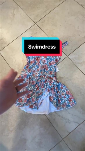 Stylish and modest one piece swim dress that gives you confidence in and out of the water #tiktokshopcreatorpicks #tiktokshopstockup #swimwearfashion #sunandsand #vacationessentials