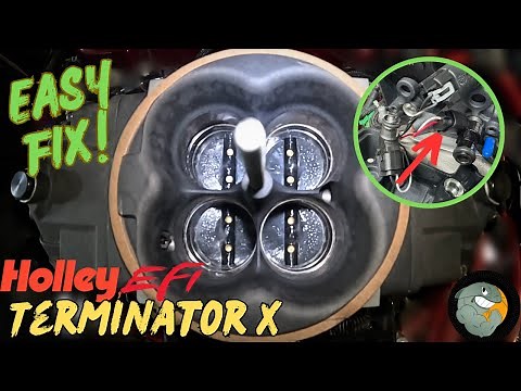 Holley EFI Terminator X or Sniper Super Easy Fuel Injector Fix