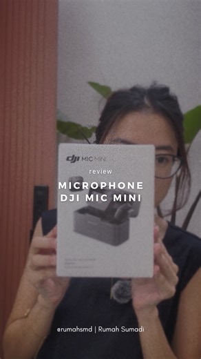 70K views · 2.2K reactions | Yuhuuuu welcoming my first ‘proper’ microphone buat ngonten, gue pilih DJI Mic Mini, setelah ngubek review para bule2 di youtube 藍 Karena rumah gue konsepnya open plan gini, jadi kudu wajib banget pake mic kalo ngonten biar suaranya lebih jelas meskipun posisi gue jauh dari kamera. Detail reviewnya tonton video sampe abis! Belinya disini bes: https://eraspace.com/urbanrepublic/katalog/wireless-mic-7876 (DM aja biar bisa langsung klik) | rumahsmd | Facebook