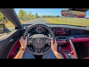2025 Lexus LC 500 Convertible - POV Test Drive (Binaural Audio)