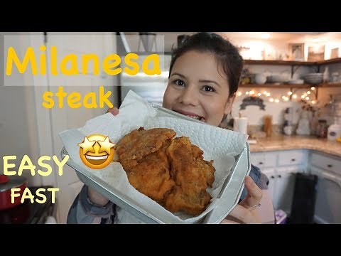 Milanesa de Res Recipe | Mexican Breaded Steak | Easy Mexican Food |