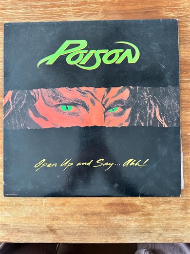 Poison Open up and Say Ahh Vinyl LP 1988 Original Capitol Press Glam Metal 80s Rock Every Rose Has Its Thorn - Etsy UK