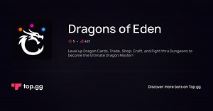 Adicionar Dragons of Eden | The #1 Discord Bot and Discord App List