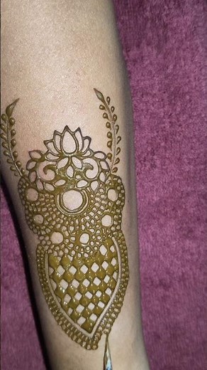 Simple And Beautiful Mehndi Design Step By Step | Easy Mehndi For Beginners | Part 1 #handmehndi