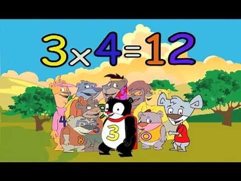 3 TIMES TABLE MULTIPLICATION SONG - FROM "THE NUMBEARS MULTIPLY!" CD BY PHIL SNYDER