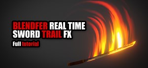 Real time sword trail in Blender