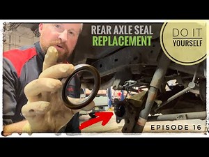 Toyota FJ CRUISER/4Runner • FREE Maintenance Tips - REAR AXLE SEAL REPLACEMENT • Episode 16 DIY