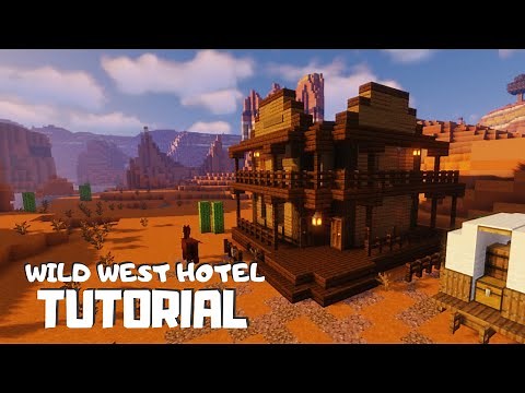 Minecraft: How to Build a Wild West Hotel (Tutorial)