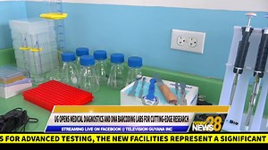 For years, students at the University of Guyana have expressed the urgent need for better-equipped laboratories, particularly in the medical and natural sciences departments. On Tuesday, two state-of-the-art facilities were launched—the Molecular Diagnostics Laboratory and the DNA Barcoding Laboratory—at the University’s Turkeyen Campus. LaWanda McAllister tells us more… | Television Guyana Inc. | Facebook