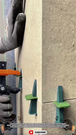 Precision Tiling Tool: Leveling System for Flawless Wall Finish