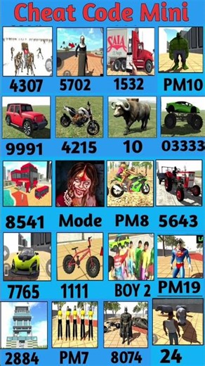 Thar Roxx + Hulk + Super Man + Kamla Cheat Code 🤑 Indian Bike Driving 3D #indianbikedriving3d