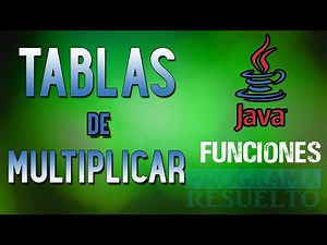 Cómo Calcular la TABLA de MULTIPLICAR de Cualquier Número Entero en JAVA | Con Funciones | #3