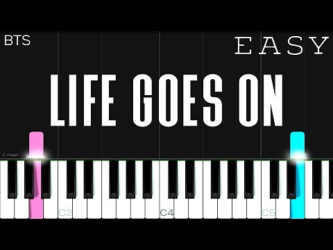 BTS (방탄소년단) - Life Goes On | EASY Piano Tutorial