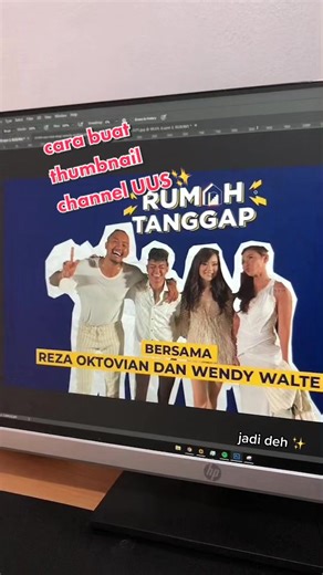 Tutorial Photoshop: Cara Membuat Thumbnail Channel UUS dengan Tekstur Kertas yang Menarik