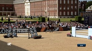 Jessica Springsteen on Instagram: "Don jumping his heart out to win the LGCT of London! No words to describe this horse😍😍"