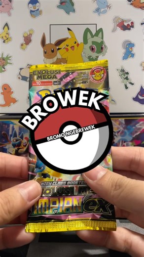 Browek! High Class Booster Pack Evolusi Mega Impian ex, what do we get today? #pokemon #pokemoncards