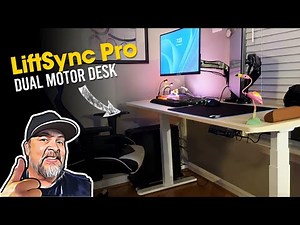 LiftSync Pro Dual Motor Desk + Monitor Arm!