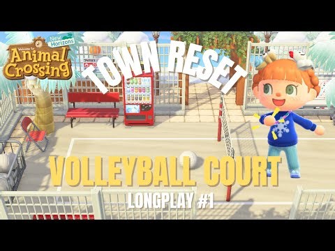 Animal Crossing Longplay | Building a volleyball court | No Commentary