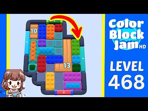 Color Block Jam Level 468 Solution Walkthrough