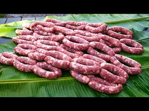 FAIRE DES SAUCISSES MAISON 🌴 MAKE HOMEMADE SAUSAGES