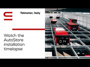 Telmotor, Italy: Watch the AutoStore installation timelapse