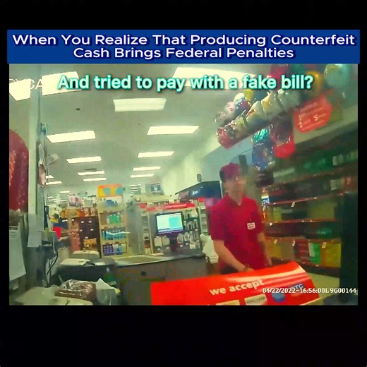 When You Realize That Producing Counterfeit Cash Brings Federal Penalties #bodycam | Code Blue Cam